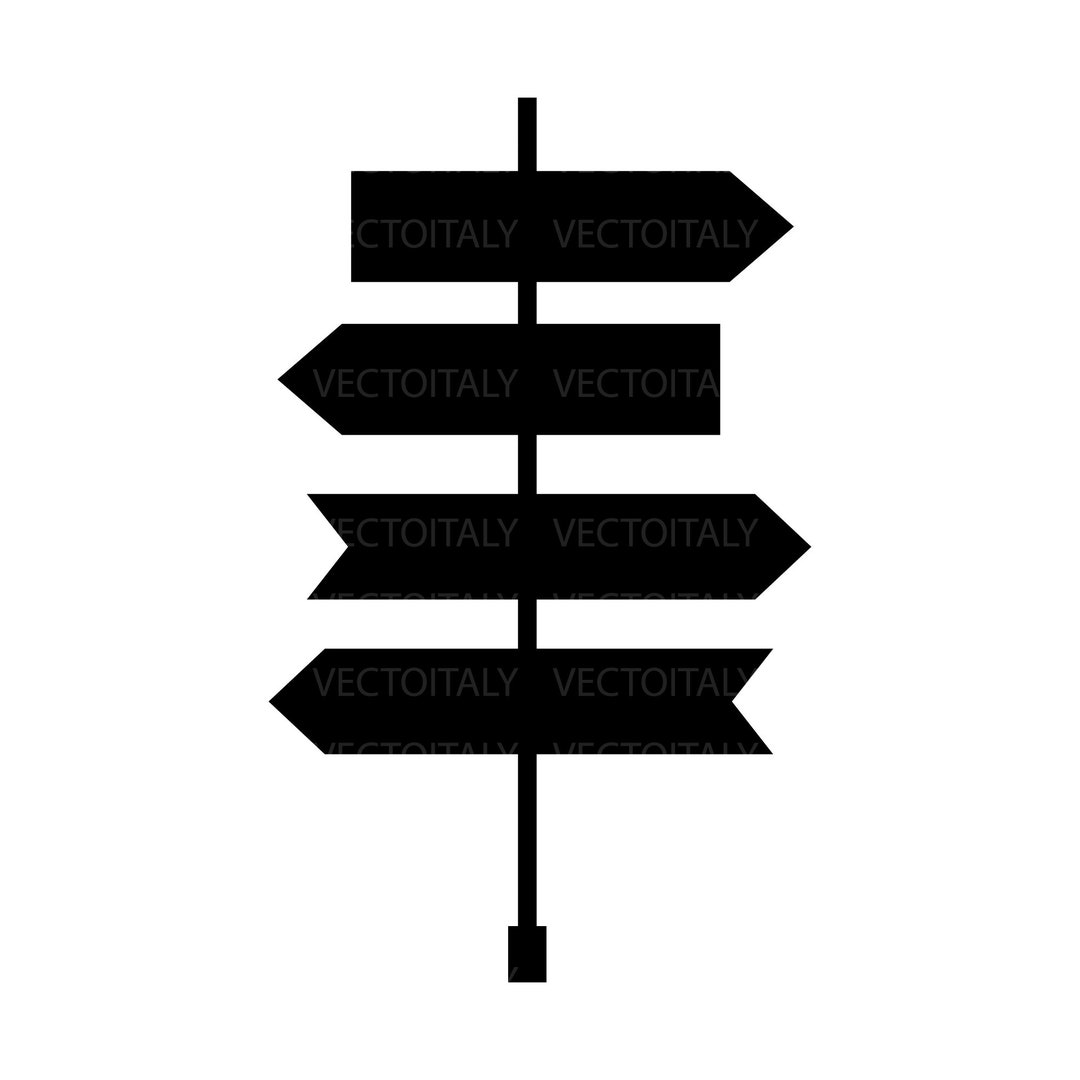 Destination Sign SVG, Destination Arrow Svg, Sign Post Template Svg ...