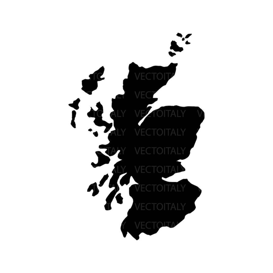 Scotland Map , Country SVG - Europe SVG - Scottish Svg - United Kingdom ...