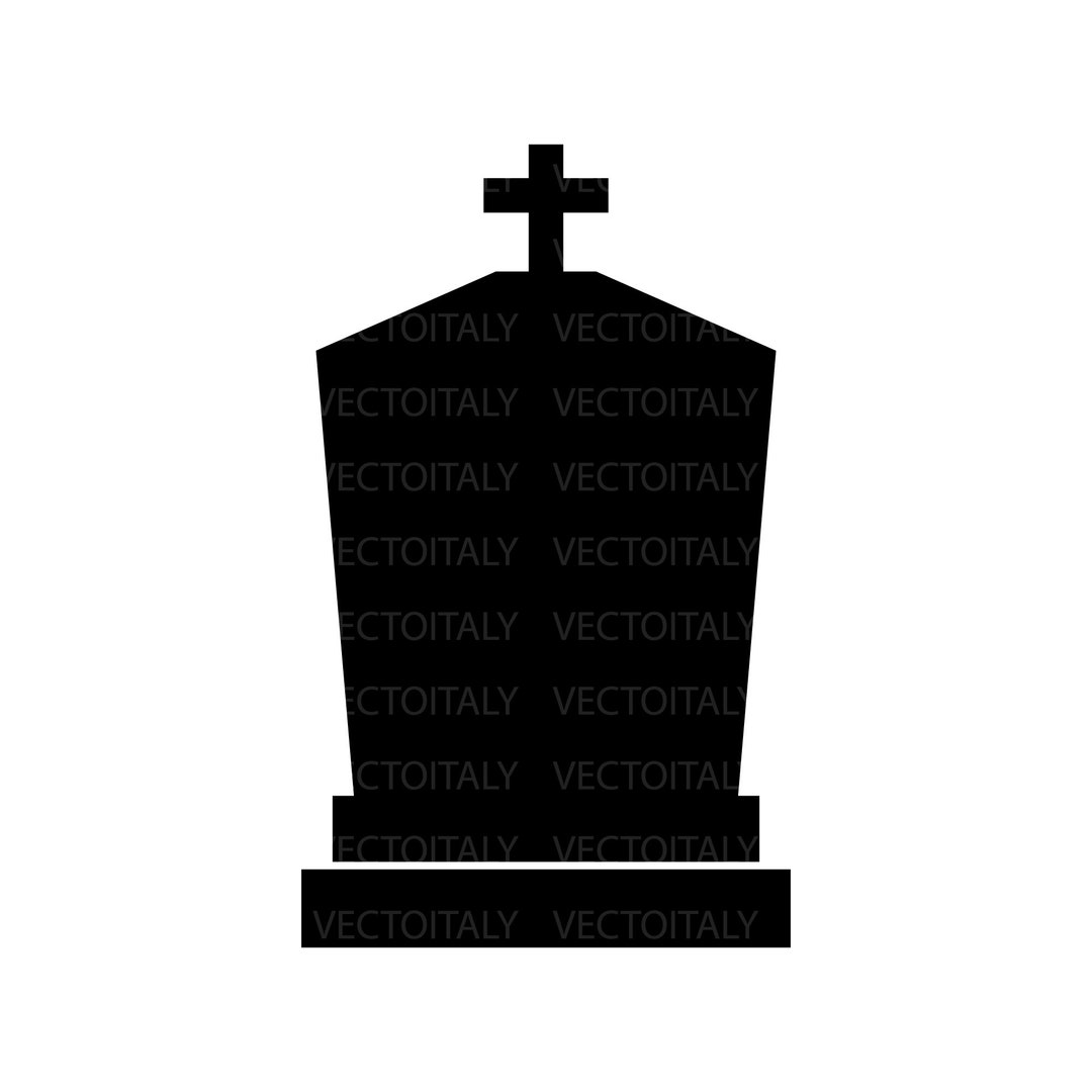 RIP Headstone SVG Files, Gravestone Cut Files, Tombstone Vector Files ...
