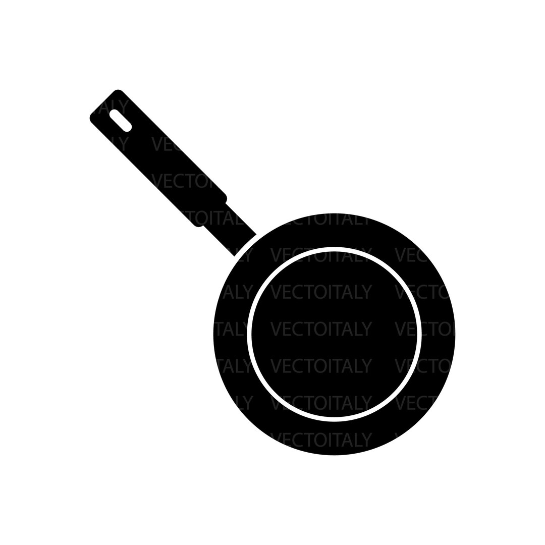 Frying Pan Cooking SVG, Clip Art Cut File Silhouette Pdf Eps Png Jpg ...