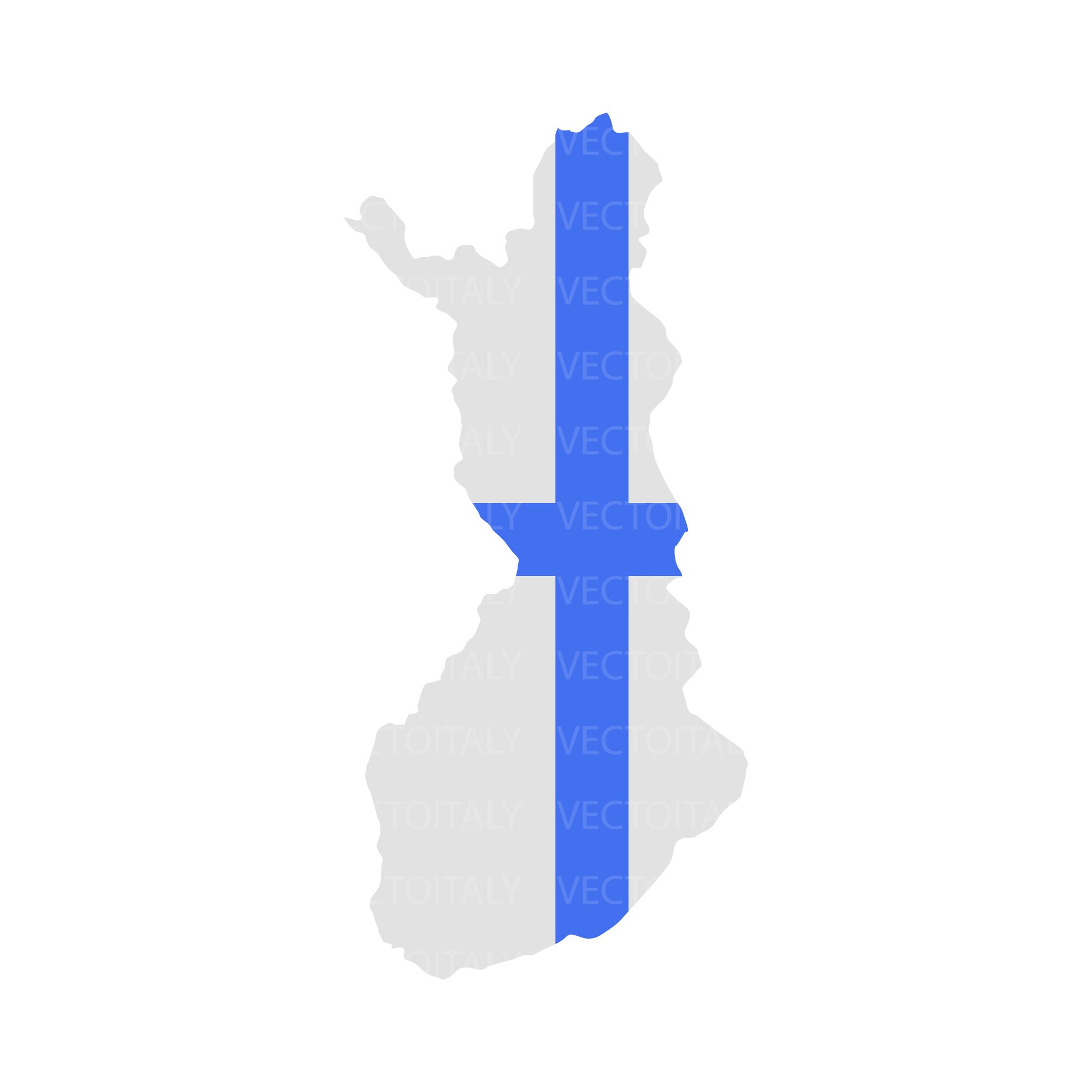 Finland Flag Map SVG, Finnish SVG Cricut Cut File, Country Nation ...