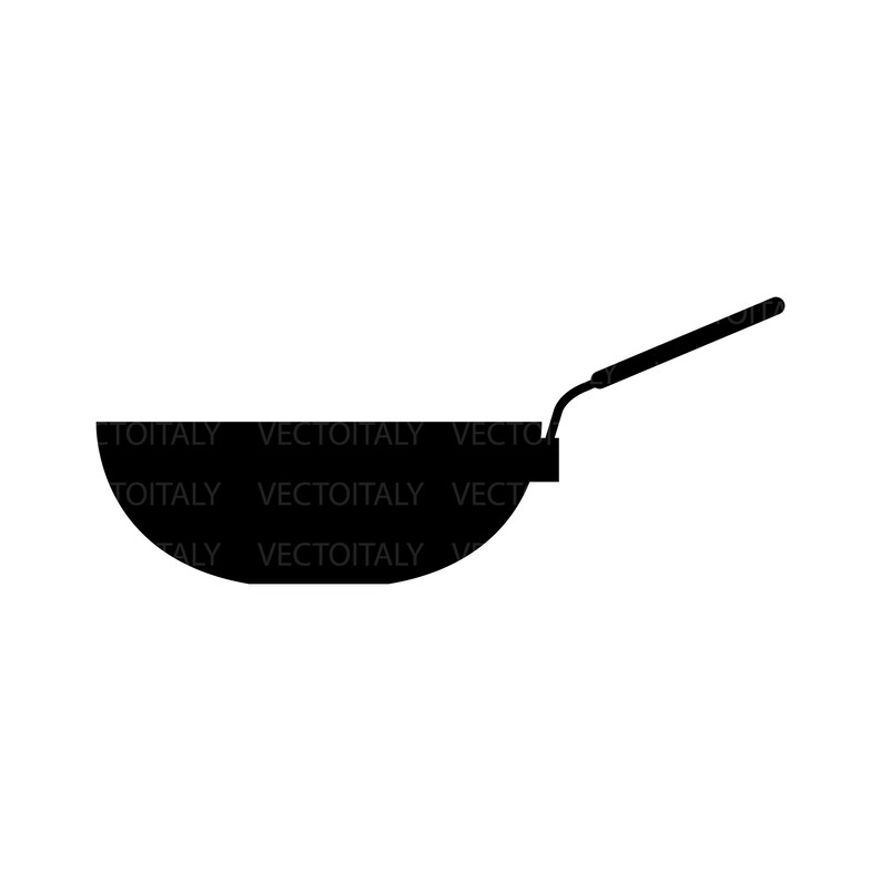 Wok SVG, Frying Wok Svg, Chinese Food Svg, Kitchen Wok Svg, Asian Food ...