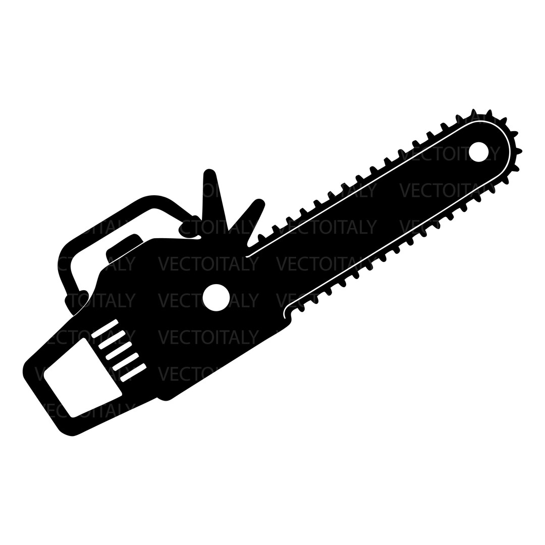 Chainsaw SVG Files - Vector Images Clipart - Chain Saw Cutting Files ...