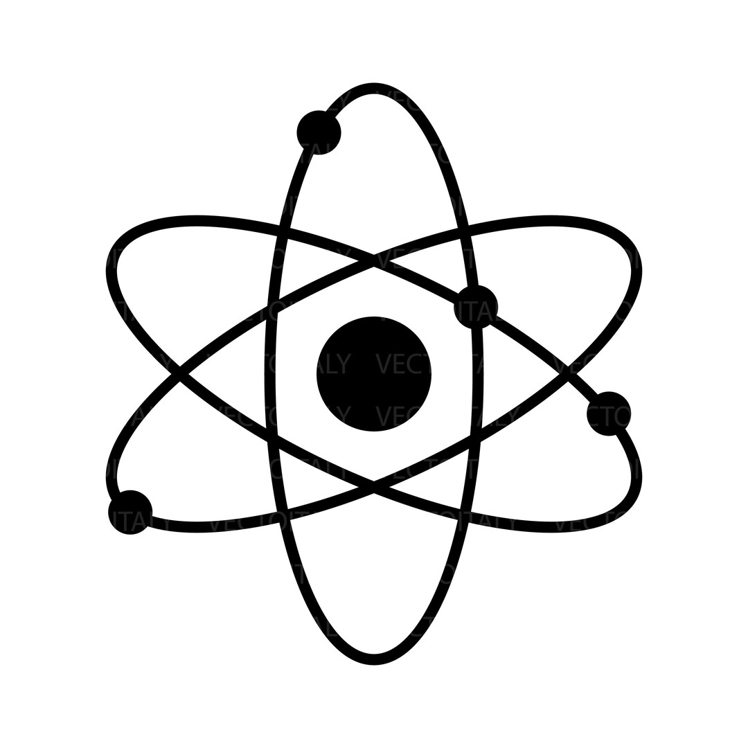 Atom SVG Files, Atomic Cut Files, Science Vector Files, Atoms Vector ...