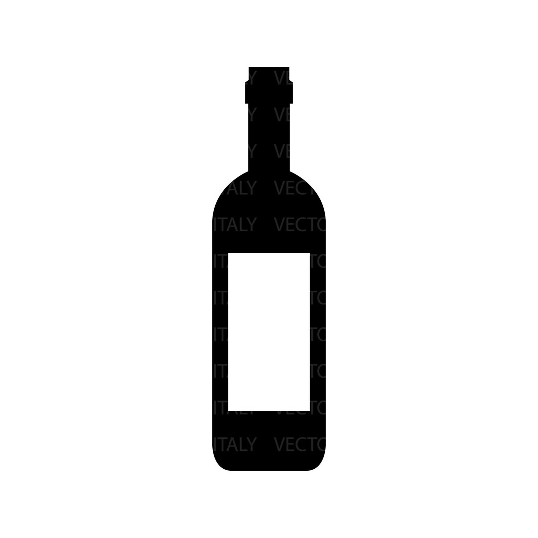 Wine Bottle, Instant Digital Download, Svg, Png, Pdf, and Eps Files ...