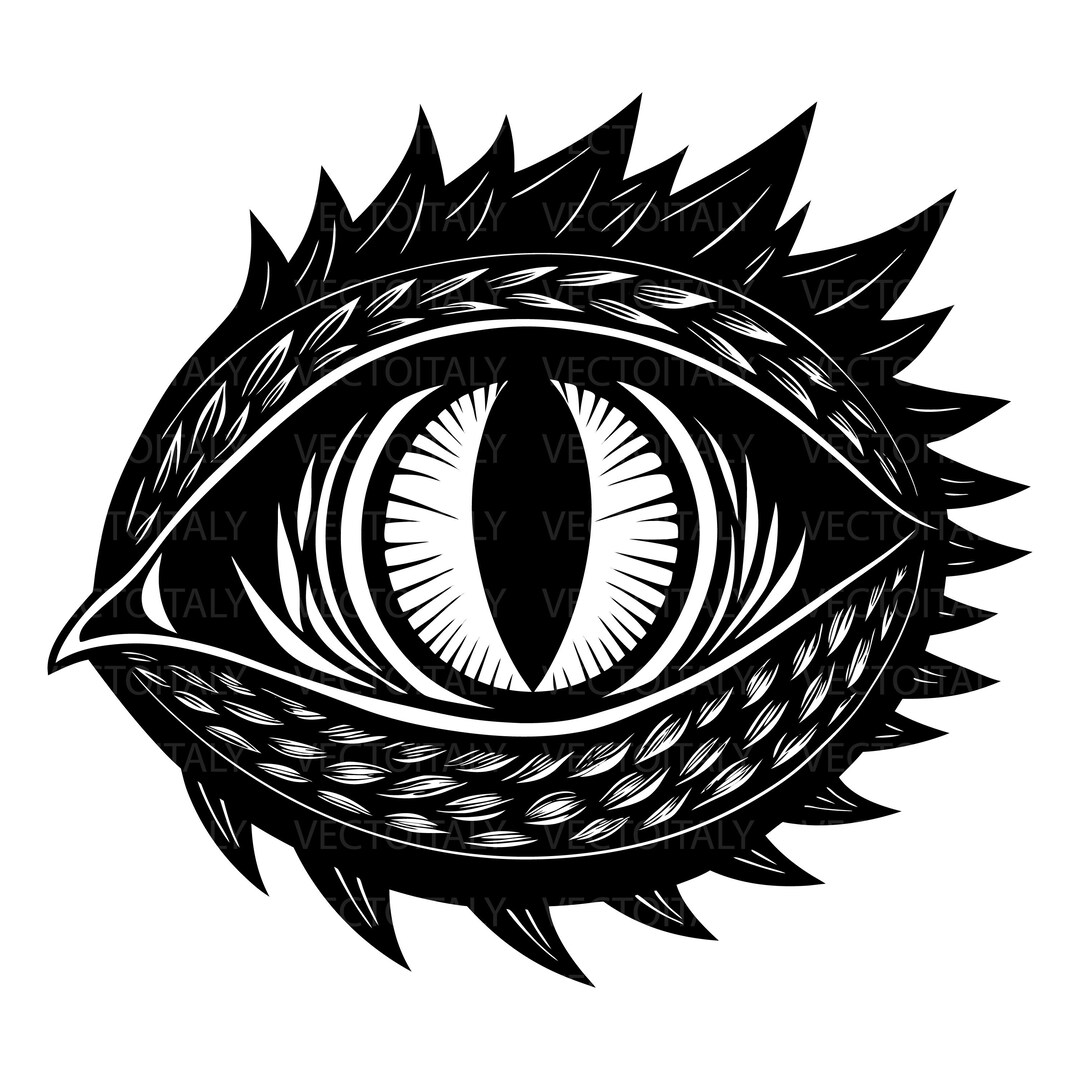 Dragon Eye SVG File, Dragon Eye Vector Images Clipart, SVG Files ...
