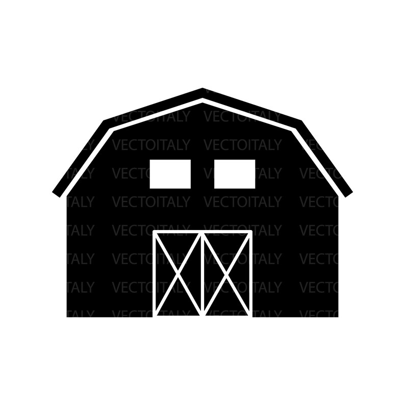Barn SVG Files, Barn Outline SVG Cut Files, Farm Vector Files, Farm ...
