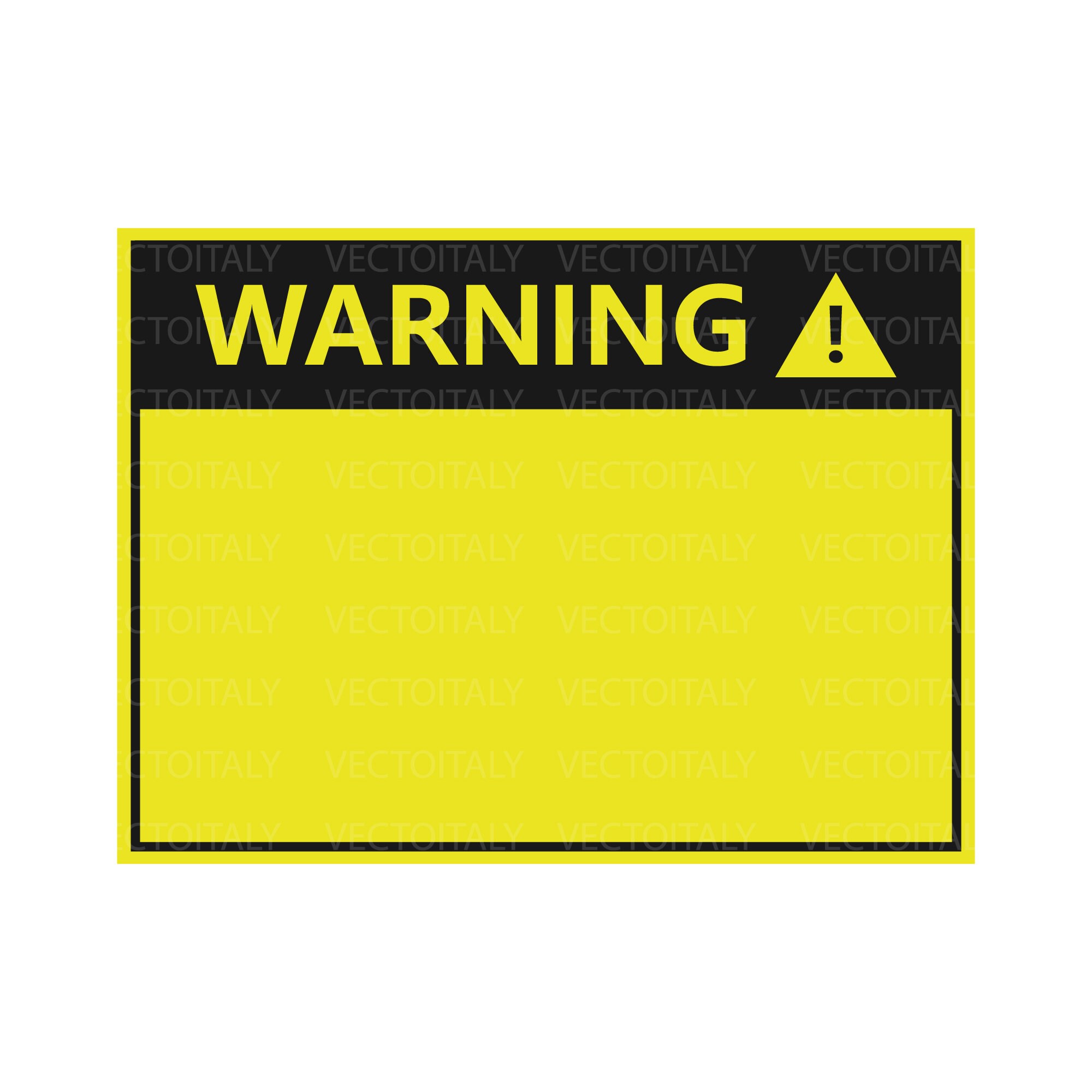 Warning SVG File, Warning PDF, Warning Png, Custom Warning Template ...