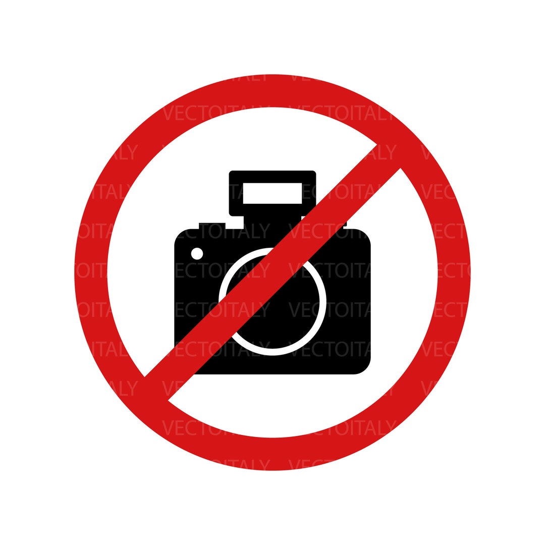 No Cameras SVG No Photos Svg, No Photography Svg, No Filming Sign Svg ...