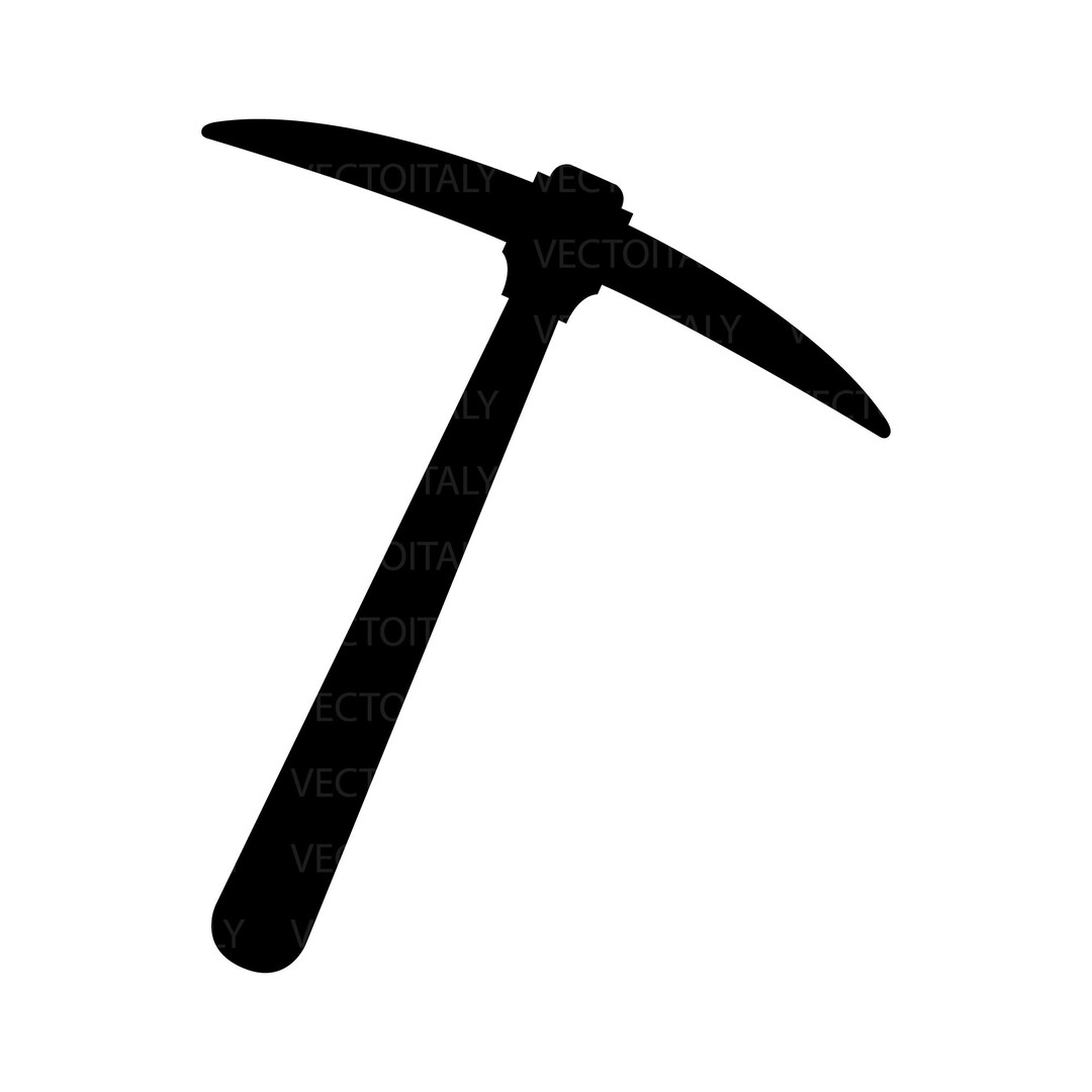 Pickaxe Illustrated in Vector and Available in SVG, PDF, Eps, Png, JPEG ...