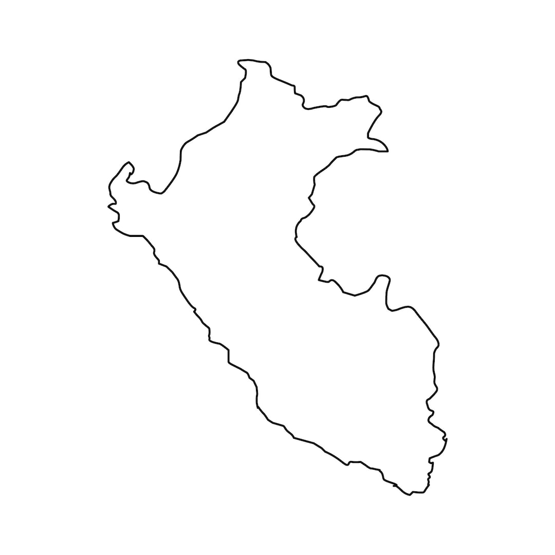 Peru SVG, Peru Cut Files, Peru Outline SVG, Peru Silhouette SVG, Peru ...