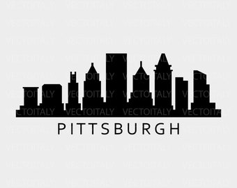 Pittsburgh Skyline Svg - Etsy