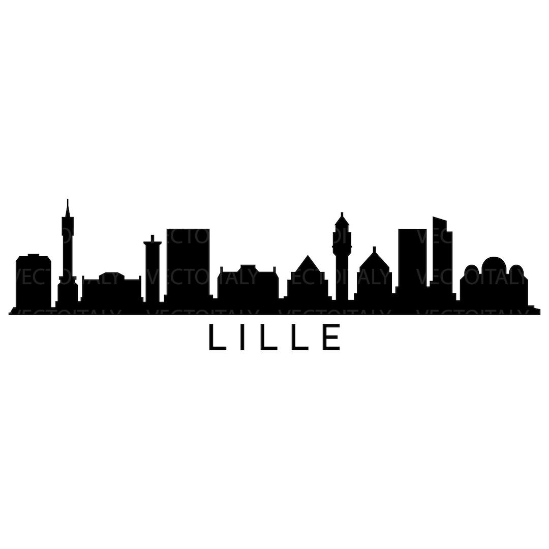 Lille Skyline Illustrated in Vector and Available in SVG, PDF, Eps, Png ...