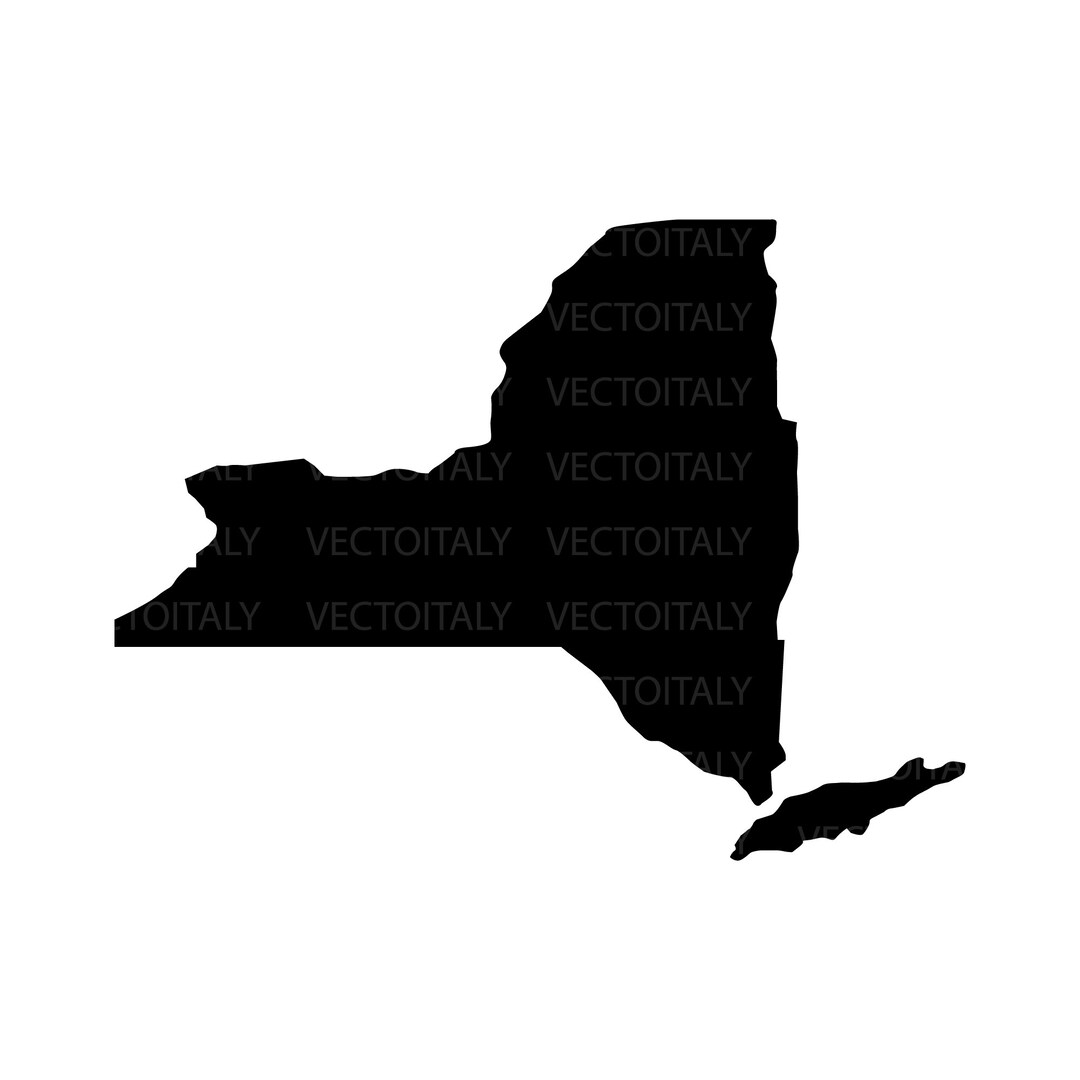 New York SVG Files, New York Cut Files, United States of America Vector ...