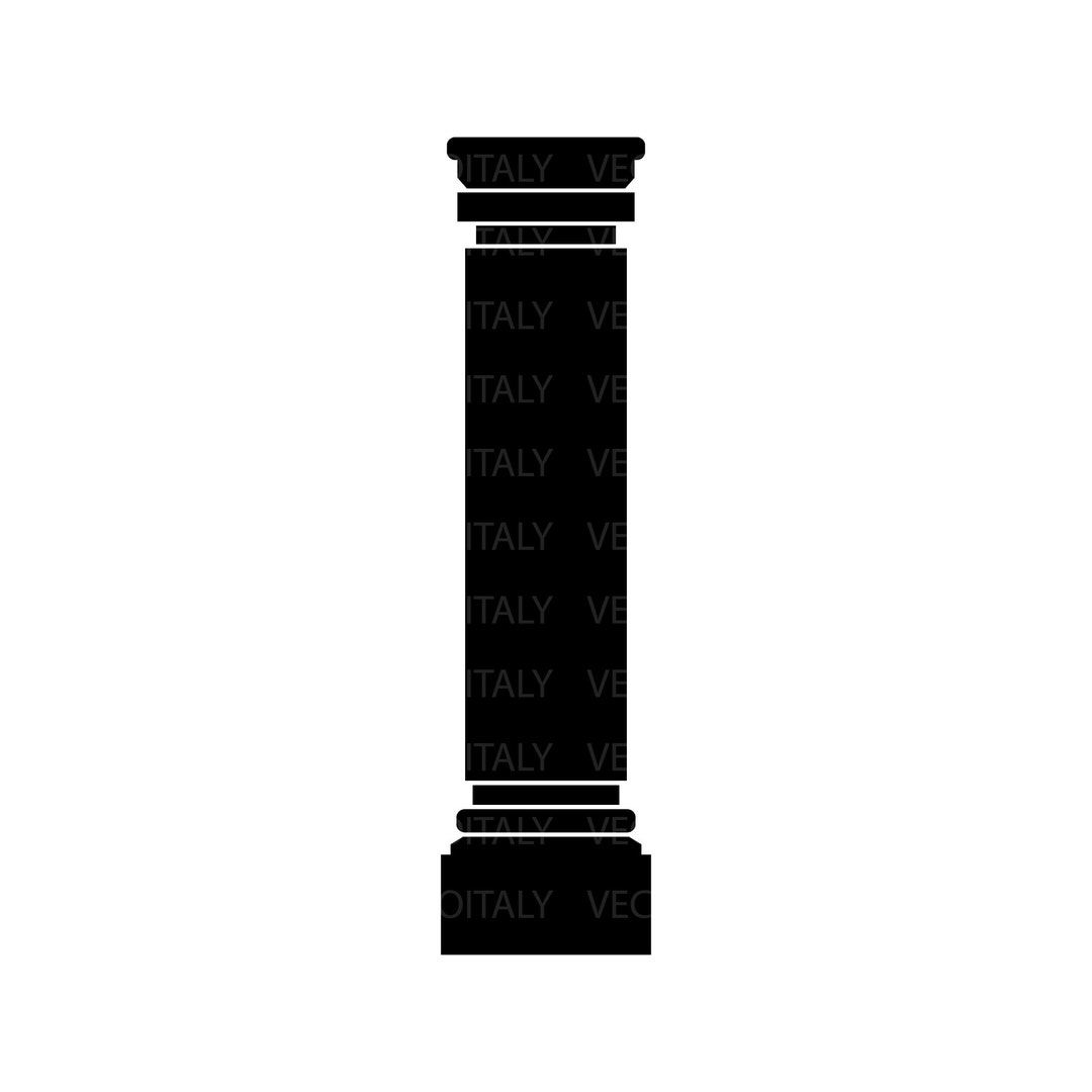 Column Svg, Architectural Column Svg, Greek Column Svg, Architecture ...