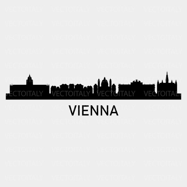 Vienna Skyline - Etsy