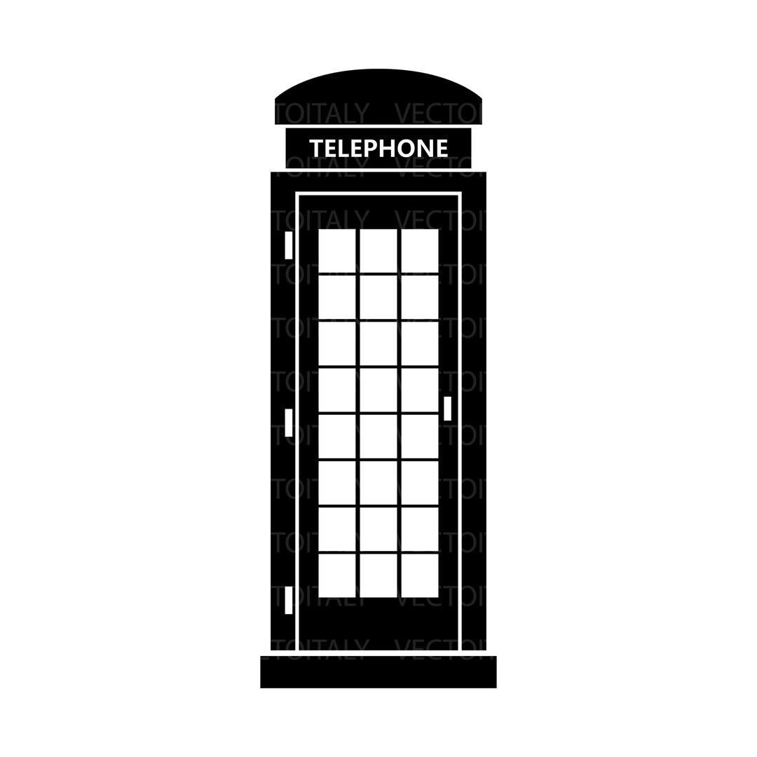Phonebooth SVG File, Phonebooth PDF, Red Phonebooth Png, Phone Booth ...