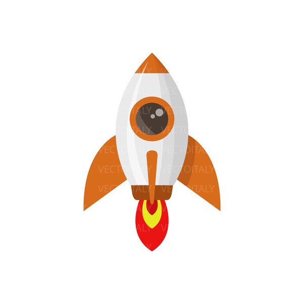 Rocket Clipart - Etsy