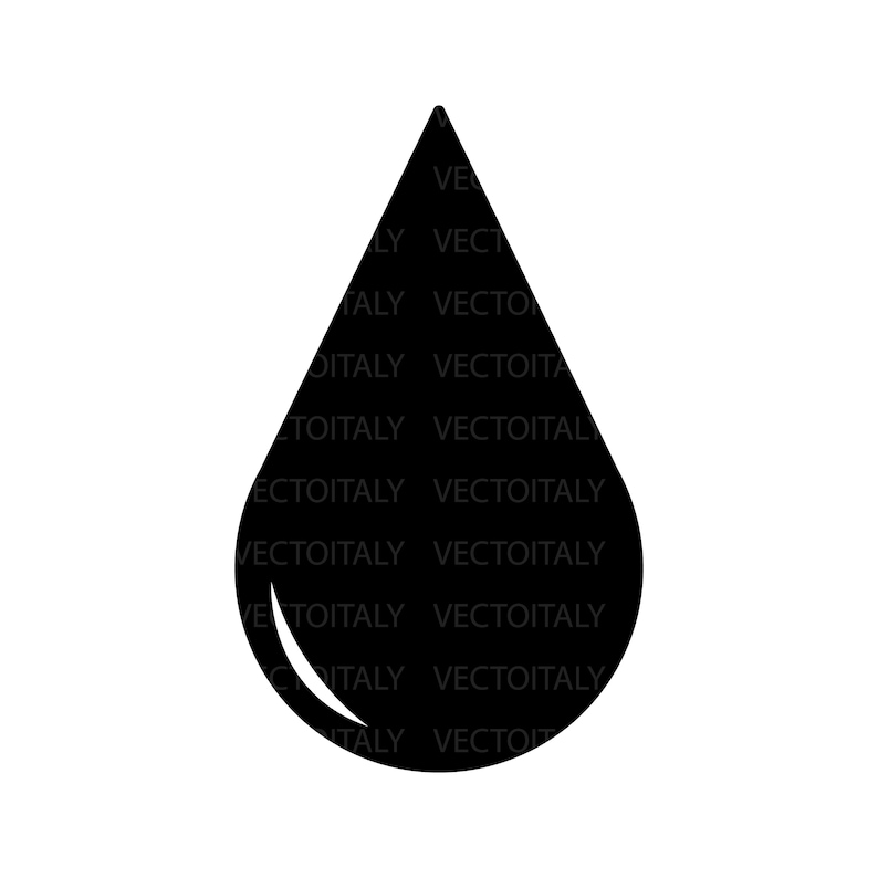 Drop Svg, Water Drop Svg, Raindrop Svg, Water Svg. Vector Cut File for ...
