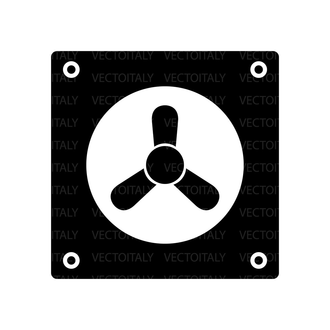 Exhaust Fan Icon. Ventilator Symbol Svg, Png, Jpg, Eps, Pdf, Clipart ...