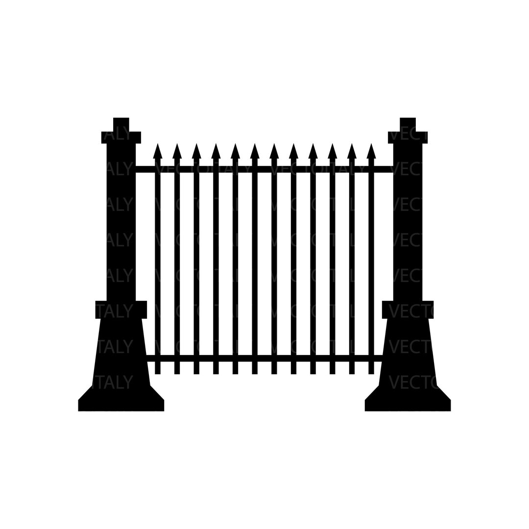 Iron Gate,svg Pdf Png Ai Digital Cut File Instant Download, Garden - Etsy