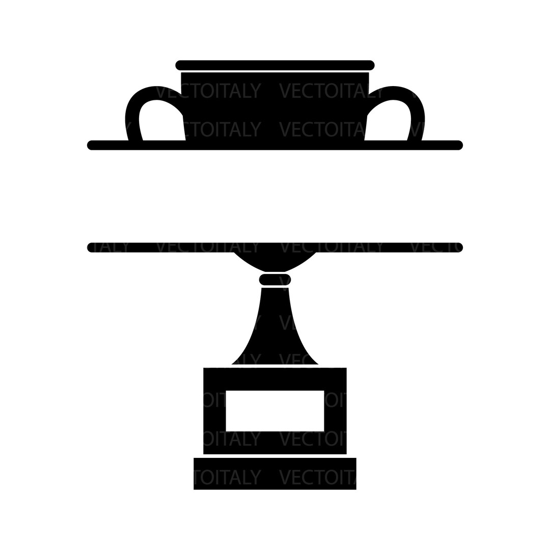 Trophy Svg, Cup Award Frame Clipart, Reward Logo, Monogram Clipart ...