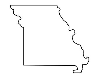 Missouri Outline SVG Files Missouri Cut Files United States of America ...