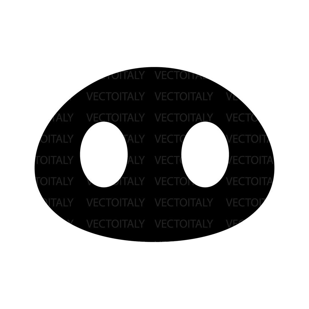 Pig Snout SVG Cut File, PNG Printable File, Pig Nose, Pig Mouth, Pig ...