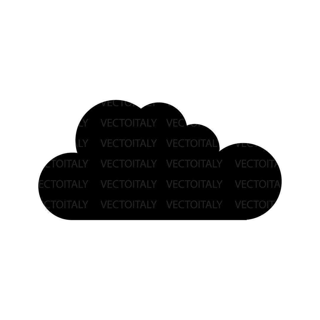Cloud Svg, Cloud Clipart, Cloud Silhouette, Cricut Files Svg, Pdf, Eps ...