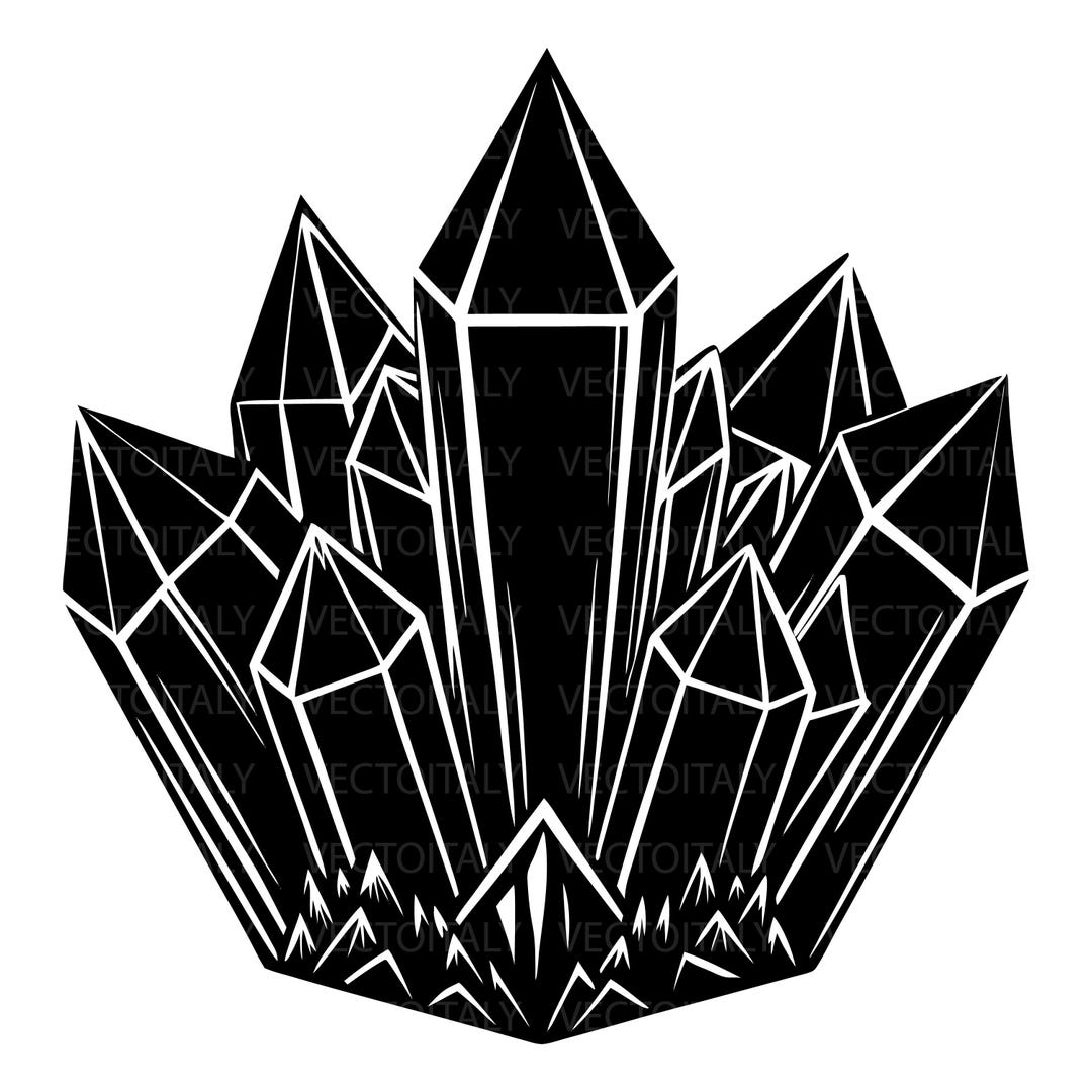 Crystal, Cut Files for Cricut, Clip Art (eps, Svg, Pdf, Png, Jpeg) - Etsy