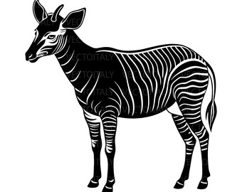 Okapi Svg Bundle, Okapi Svg, Okapi Clipart, Okapi Files for Cricut ...