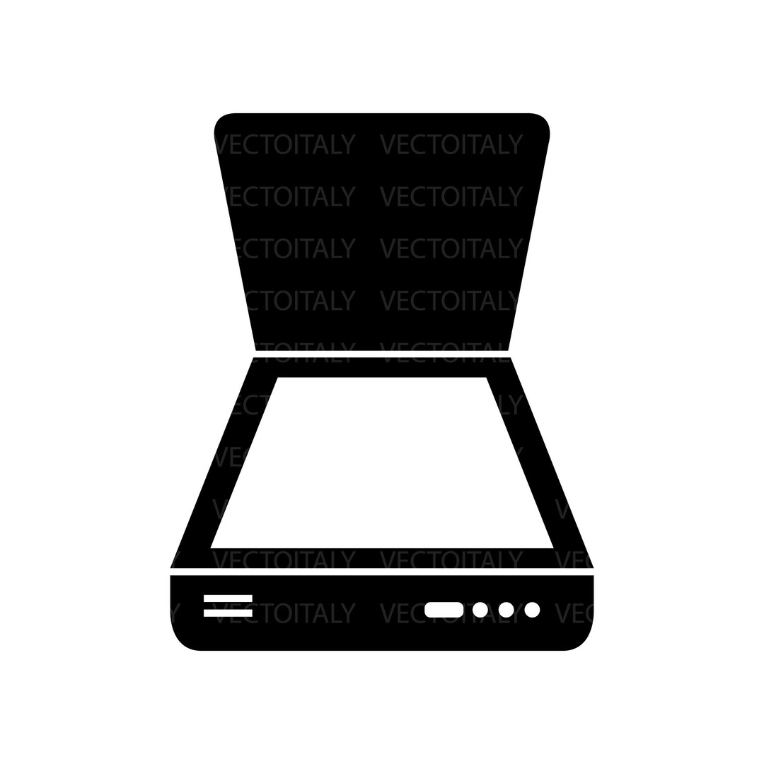 Computer Scanner, Cut Files for Cricut, Clip Art Silhouettes eps, Svg ...