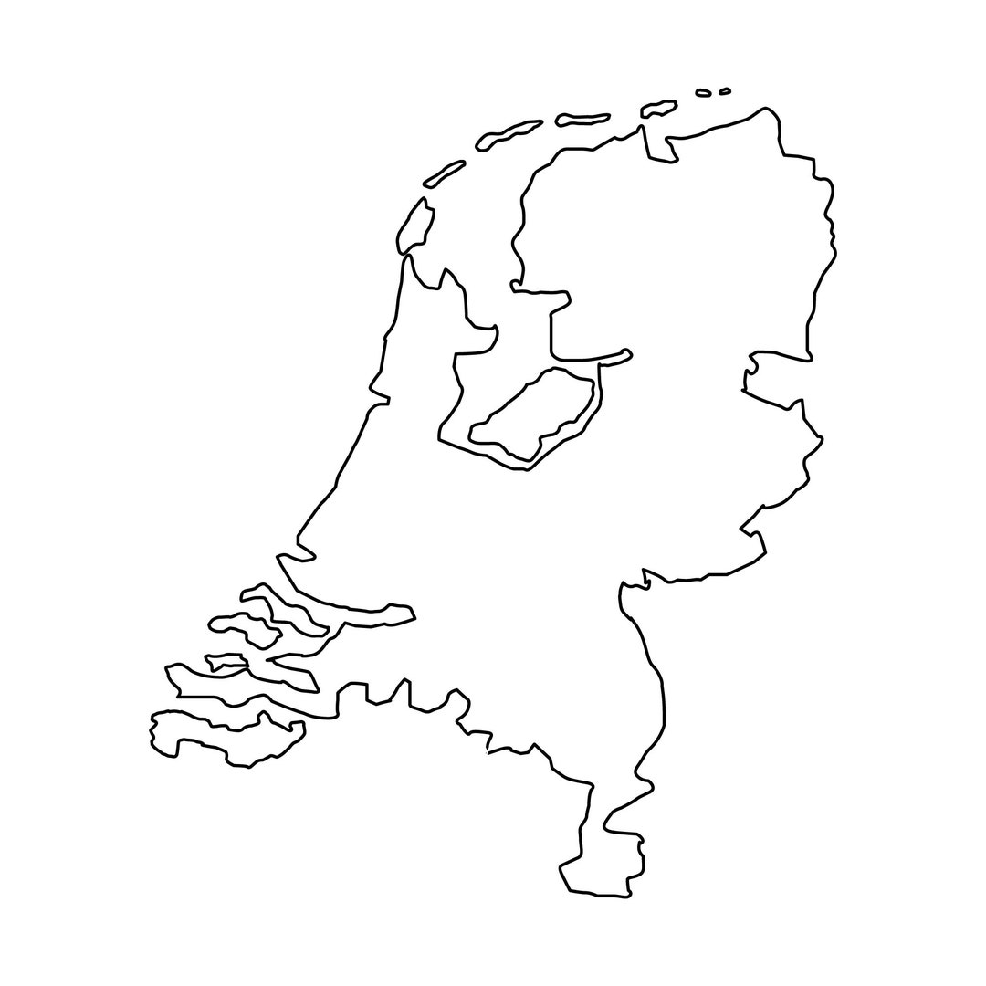 Netherlands Outline SVG, Netherlands Plain Outline, Netherlands Cursive ...