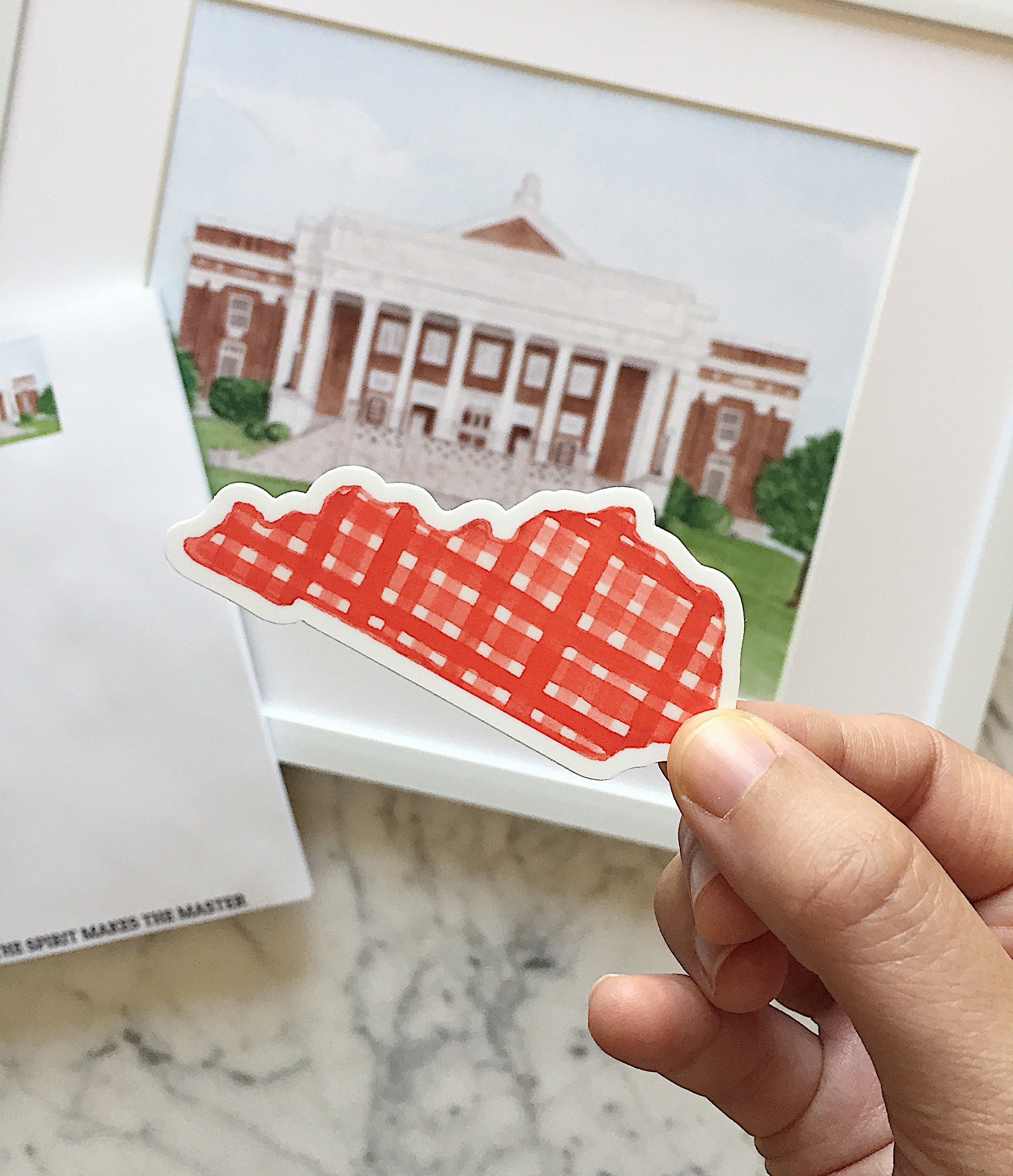 Western Kentucky University Van Meter Hall Painting. WKU - Etsy Denmark
