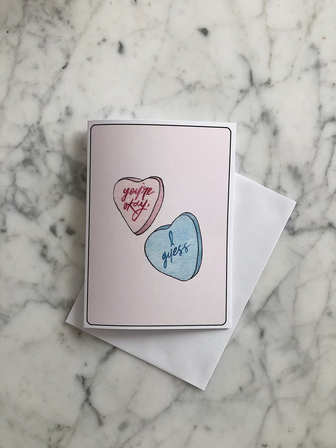Candy Hearts Valentine's Day Cards | Sassy Valentine Card | Sarcastic ...