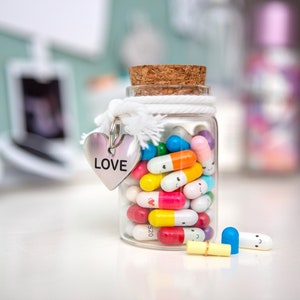 Message in a Glass Bottle, Boyfriend Gift, I Miss You, Girlfriend ...