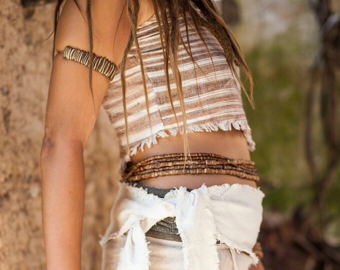 Tribal Belt Tulsi Wood Belt Wood Belly Chain Earthy Belt - Etsy