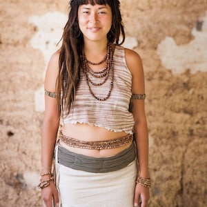 Tribal Belt, Tulsi Wood Belt, Wood Belly Chain, Earthy Belt, Beads Belt ...