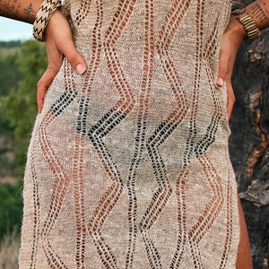 Wild Nettle Top, Crochet Dress, Nettle Dress, Earthy Dress, Boho Dress ...