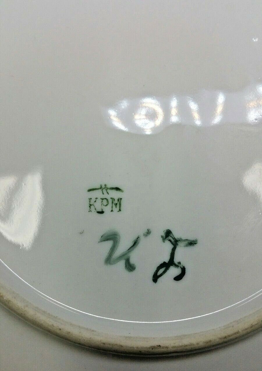 KPM Porcelain Plate Hand Painted - Etsy Hong Kong
