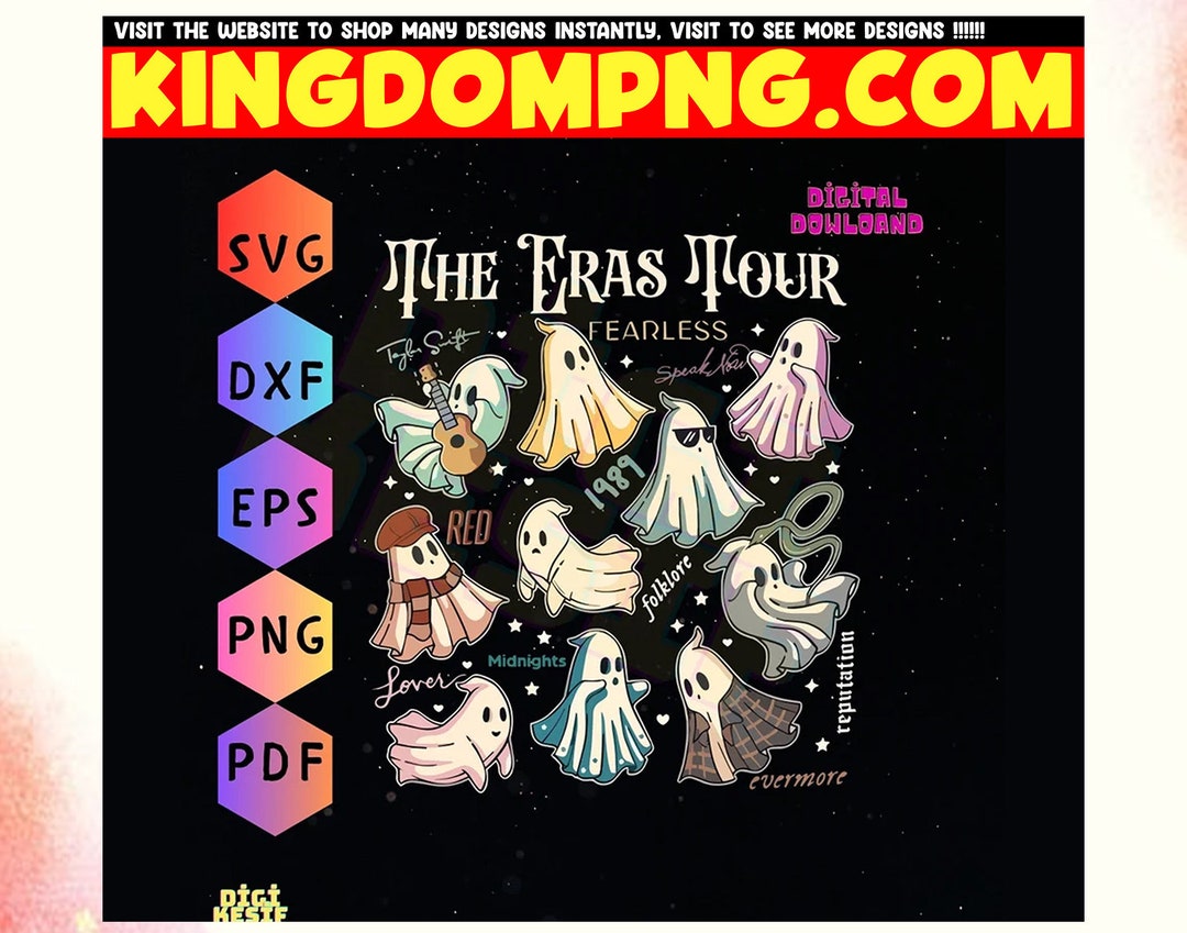 Eras Ghost Png Vintage the Eras Tour Cute Ghosts Cottagecore - Etsy