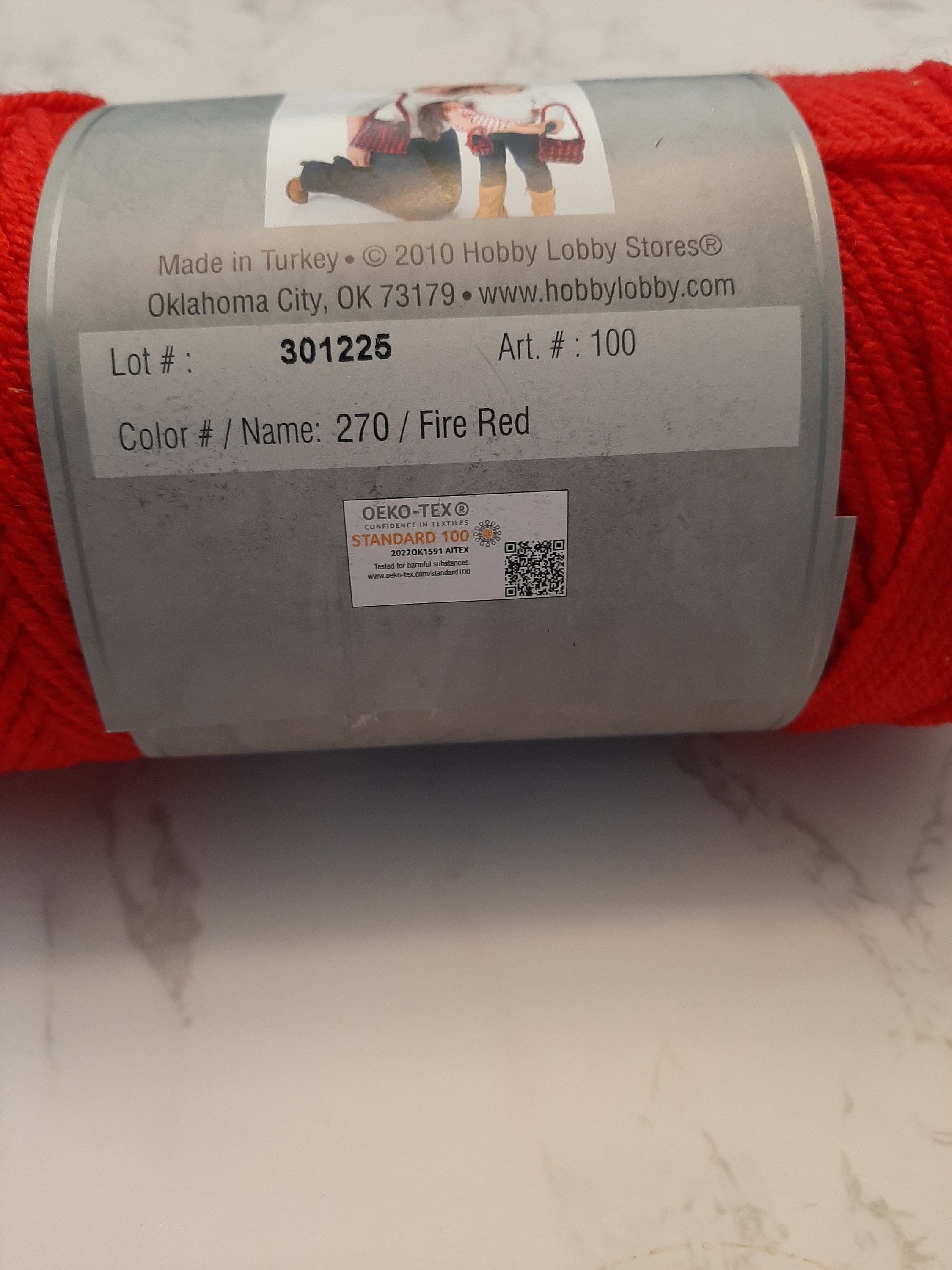 I Love This Yarn (fire Red Color) - Etsy