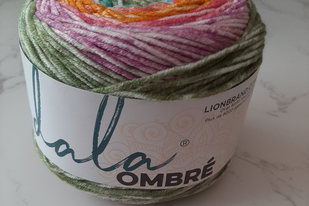 Mandala Lion Brand Ombre Yarn (tranquil) - Etsy