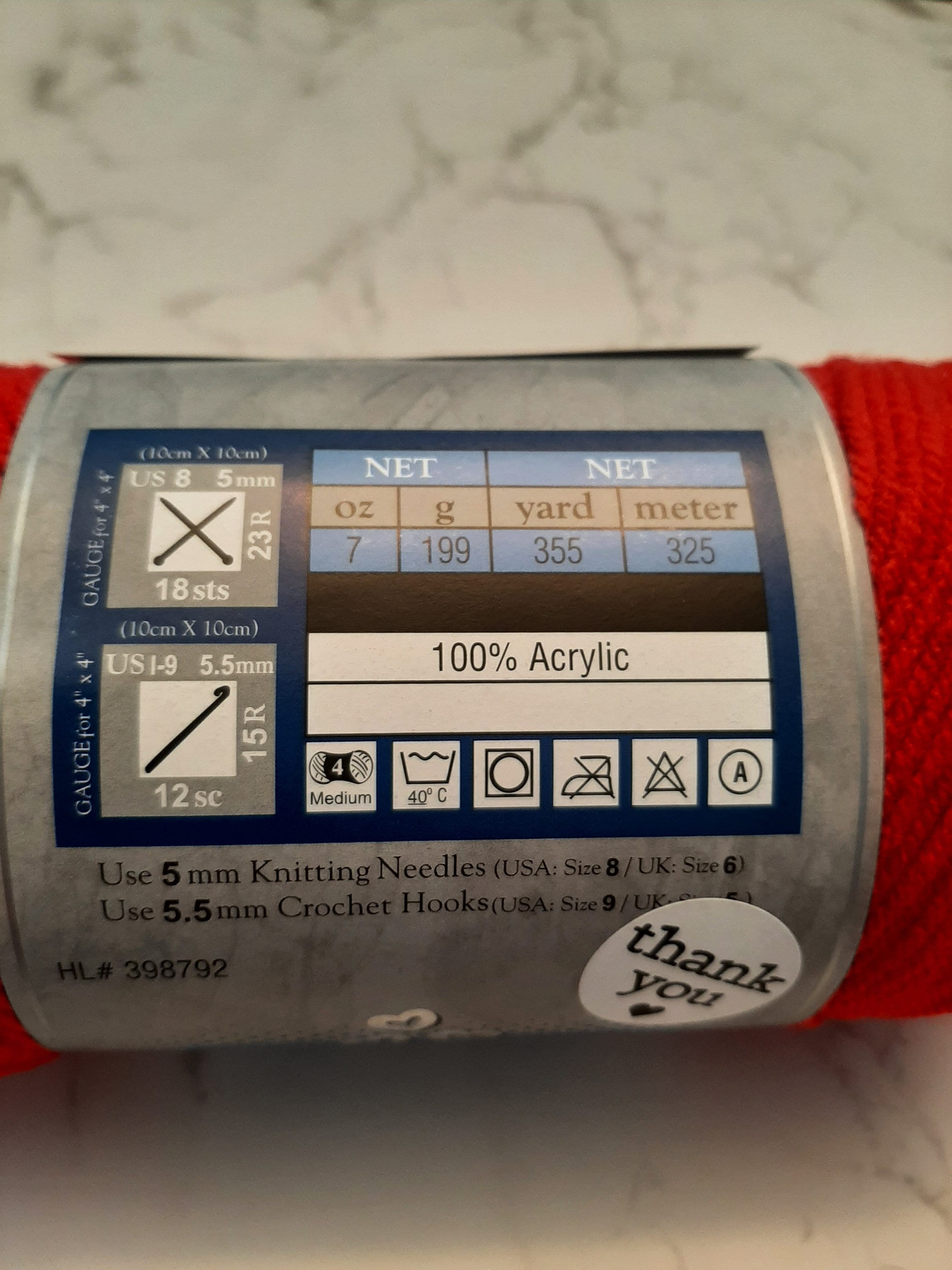 I Love This Yarn (fire Red Color) - Etsy