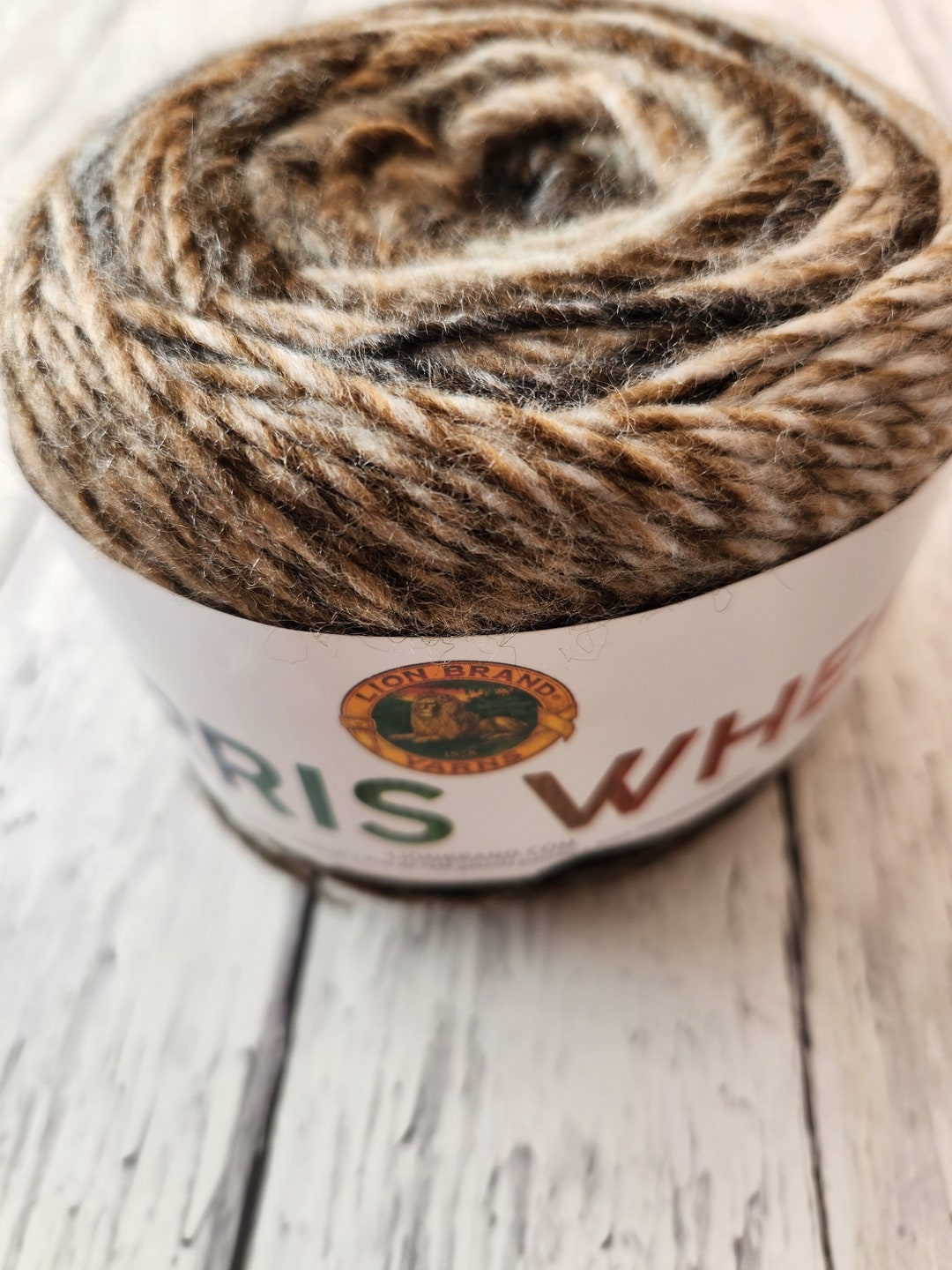 Ferris Wheel Lion Brand Yarn (morning Java ) - Etsy
