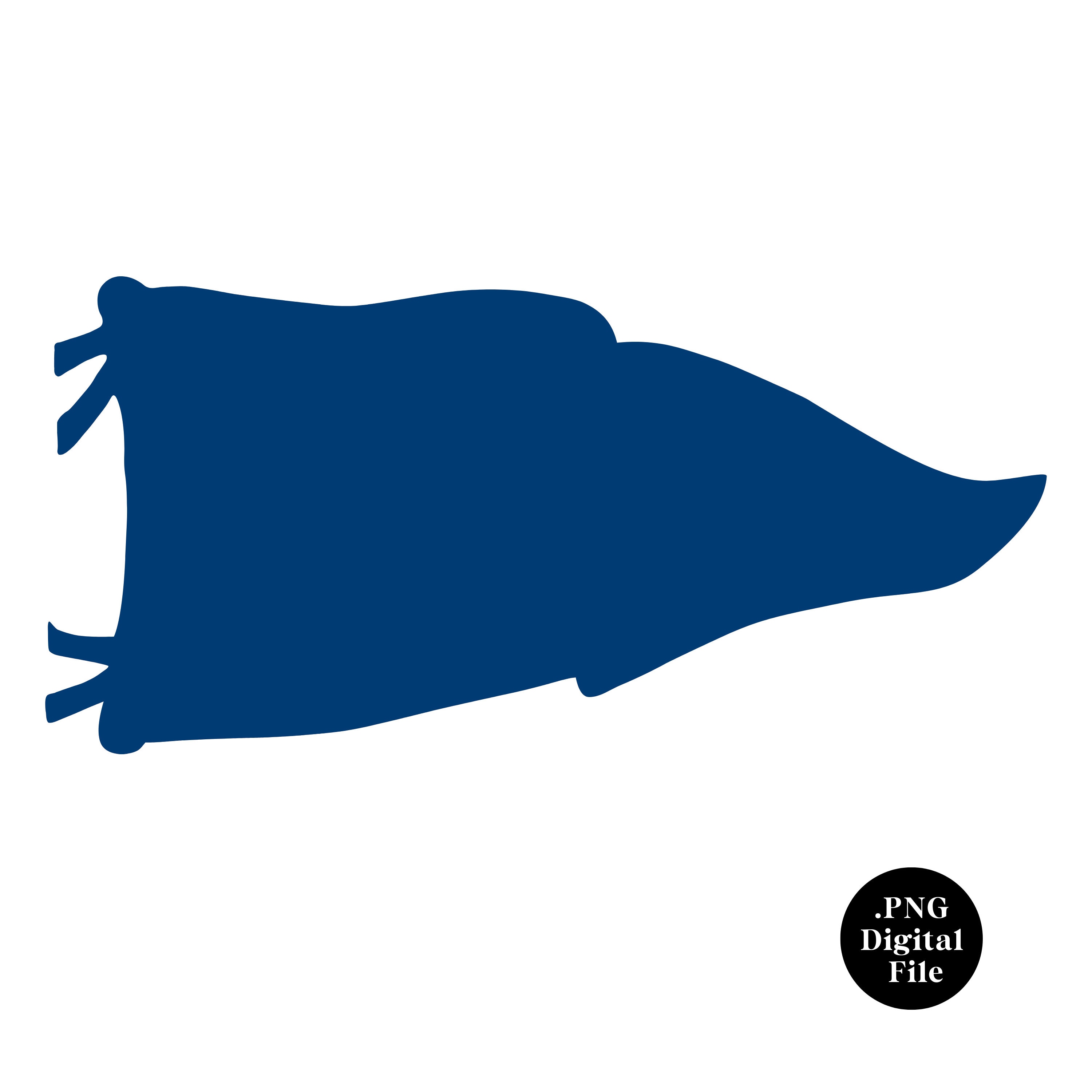 Solid Color Pennant PNG Digital File | High School Mascot | Pennant ...