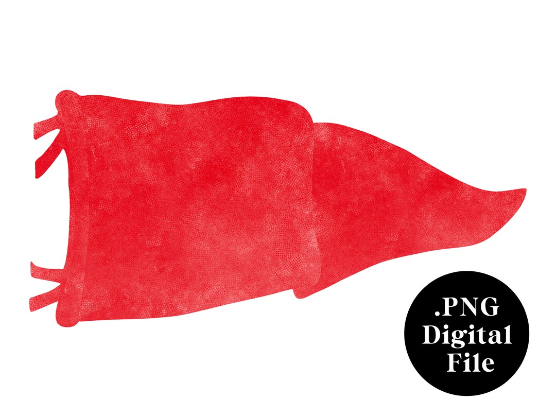 Watercolor Pennant PNG Digital File | High School Mascot | Pennant ...