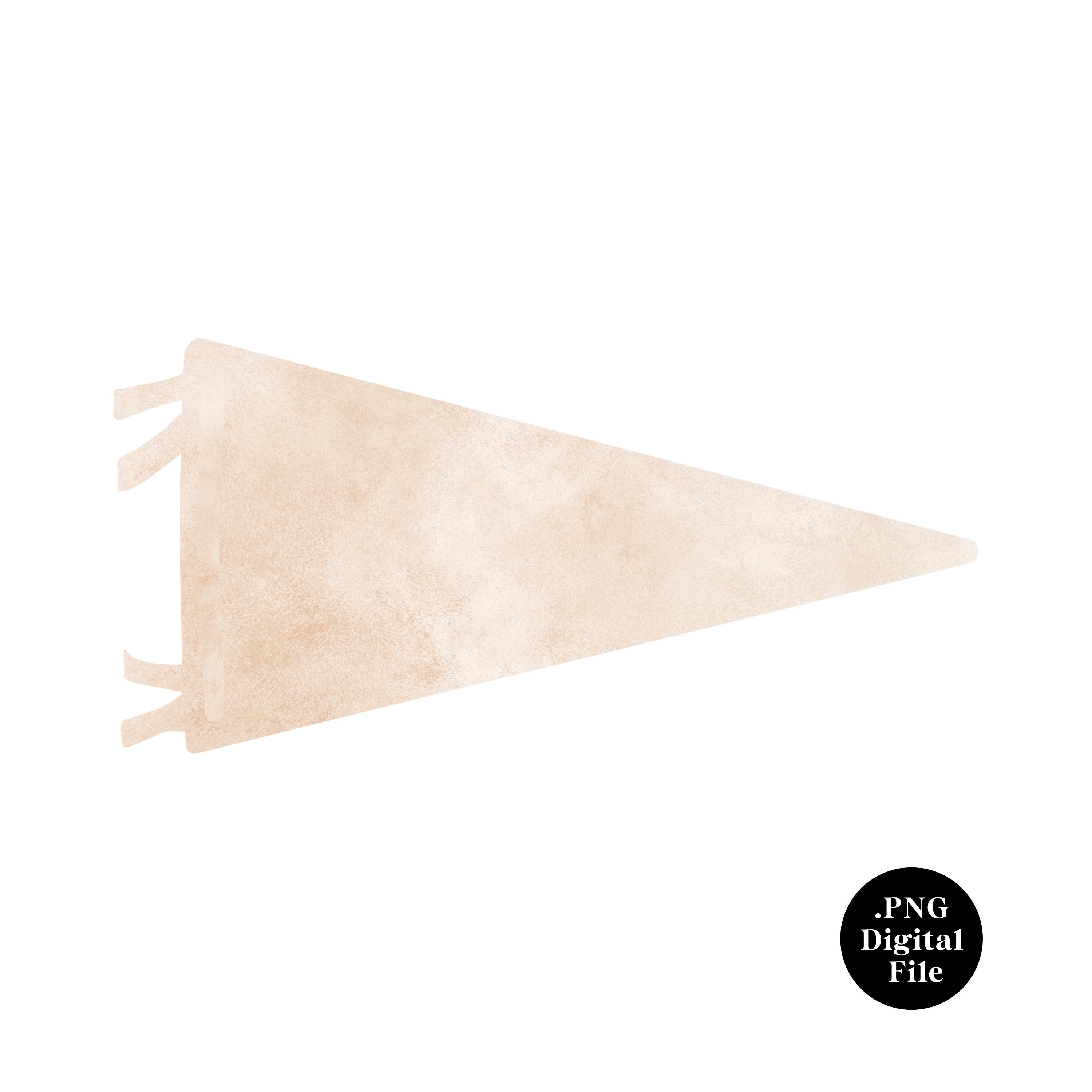 Watercolor Pennant PNG Digital File | High School Mascot | Pennant ...