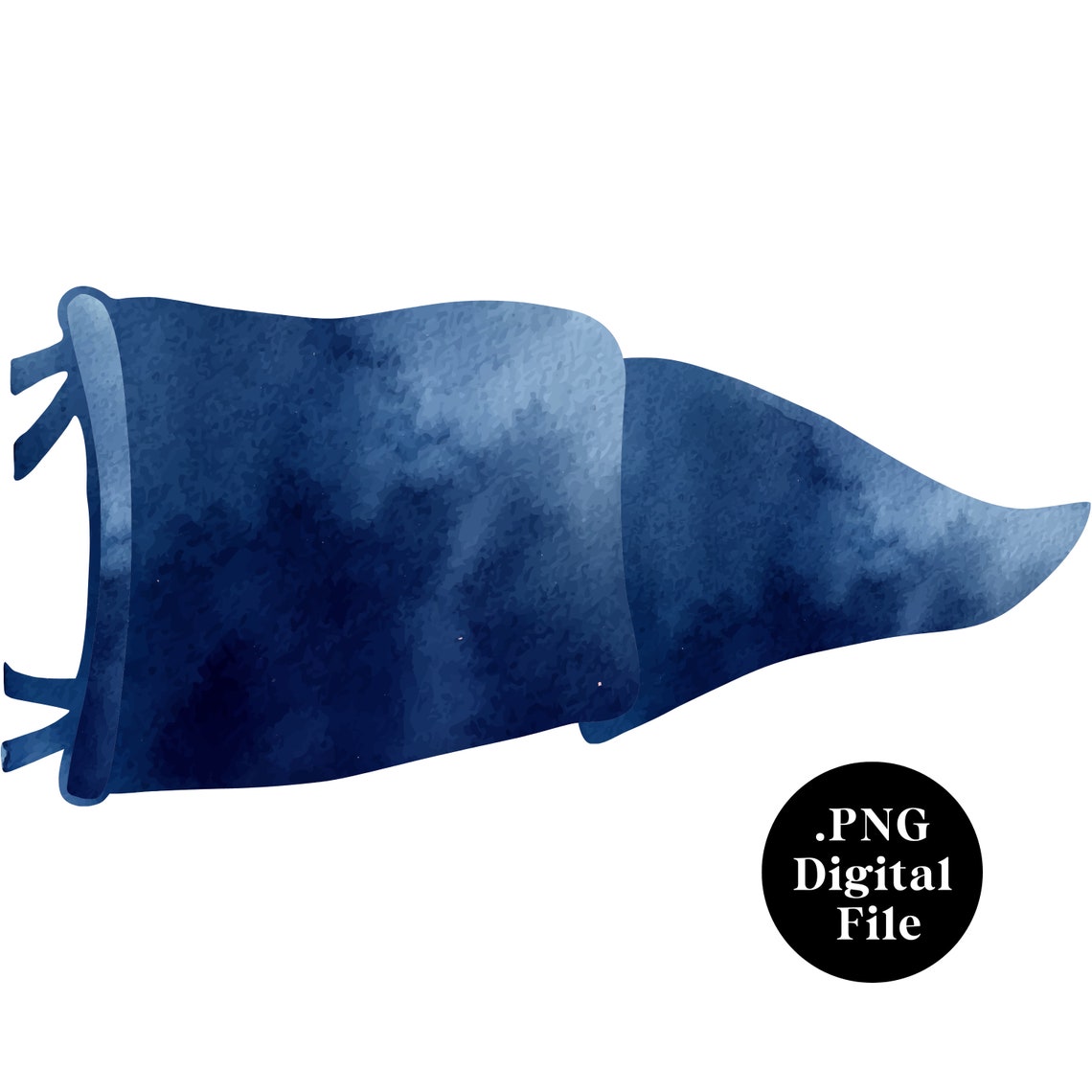 Watercolor Pennant PNG Digital File | High School Mascot | Pennant ...