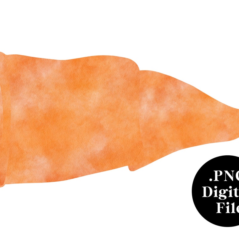 Orange Pennant Flag Png Etsy